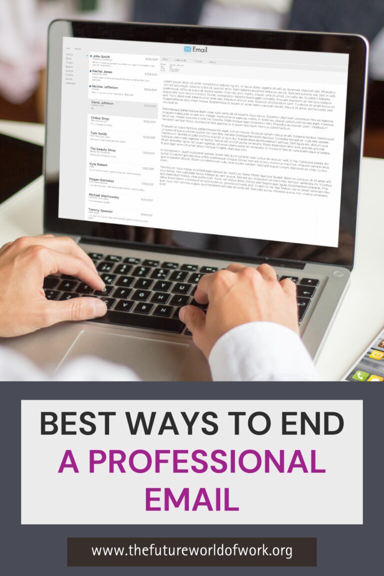 How To End A Professional Email? (5 Simples Ways)